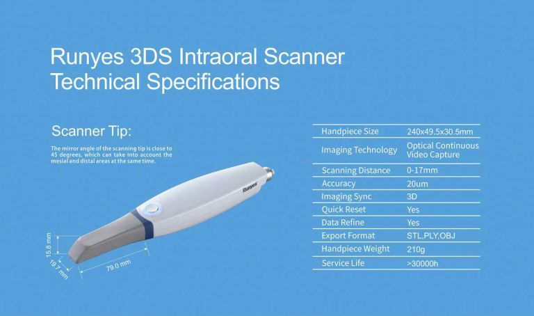 اسکنر Runyes اسکنر دندان پزشکی و اسکنر داخل دهانی